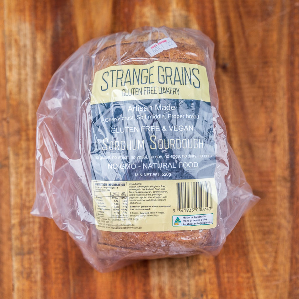 STRANGE GRAINS Sorghum Buckwheat Sourdough GF 500g – The Green Pantry