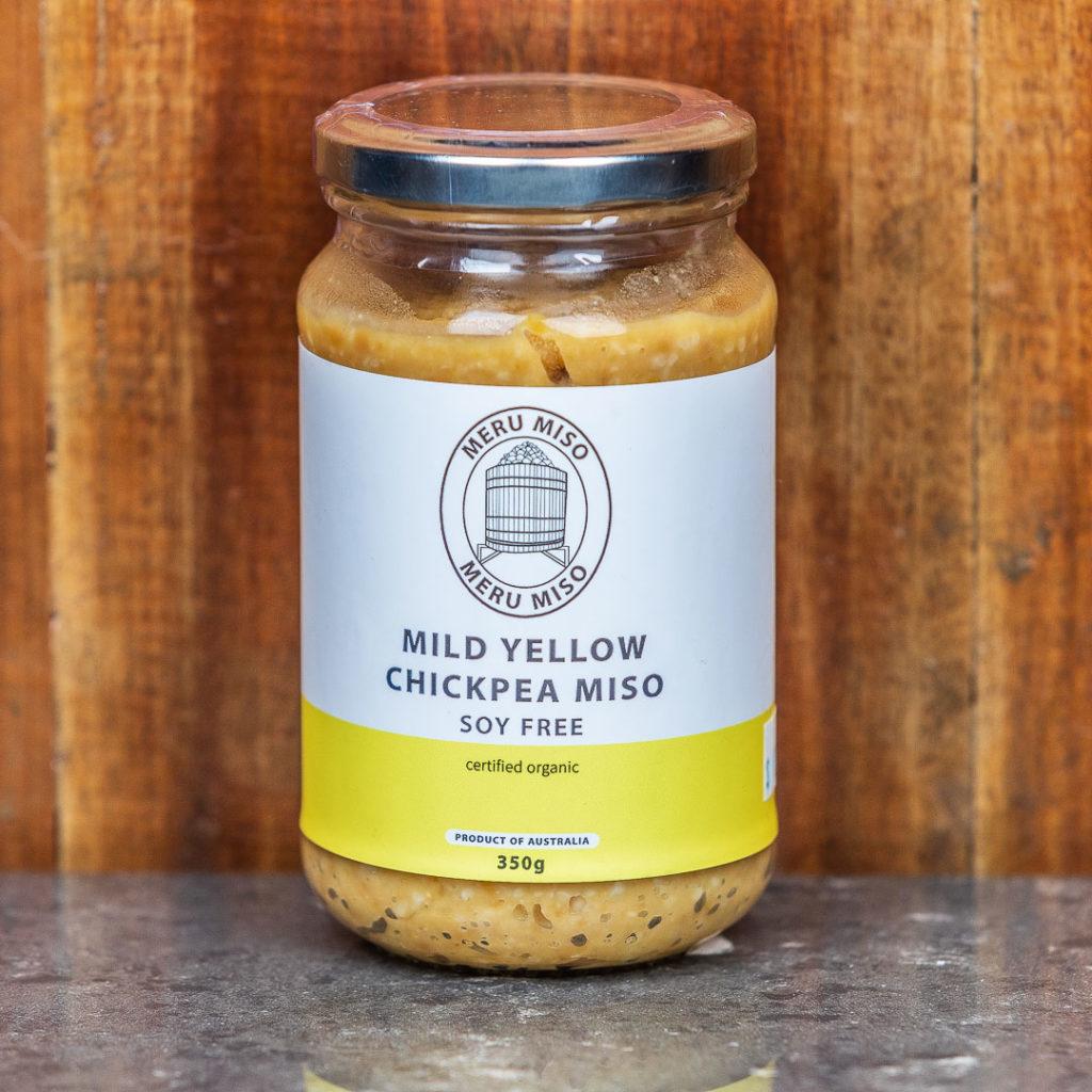 MERU MISO Mild Yellow Chickpea Fresh Miso Paste 350g – The Green Pantry