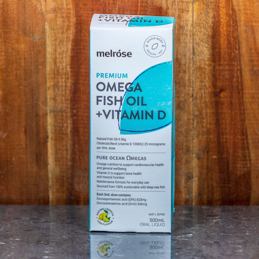 MELROSE Fish Oil plus Vitamin D Joint & Bone 500ml – The Green Pantry