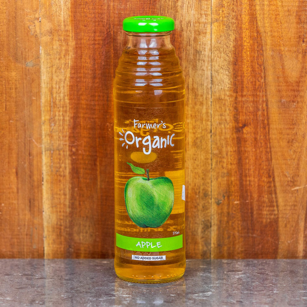 FARMERS ORGANIC Apple Juice 375ml – The Green Pantry