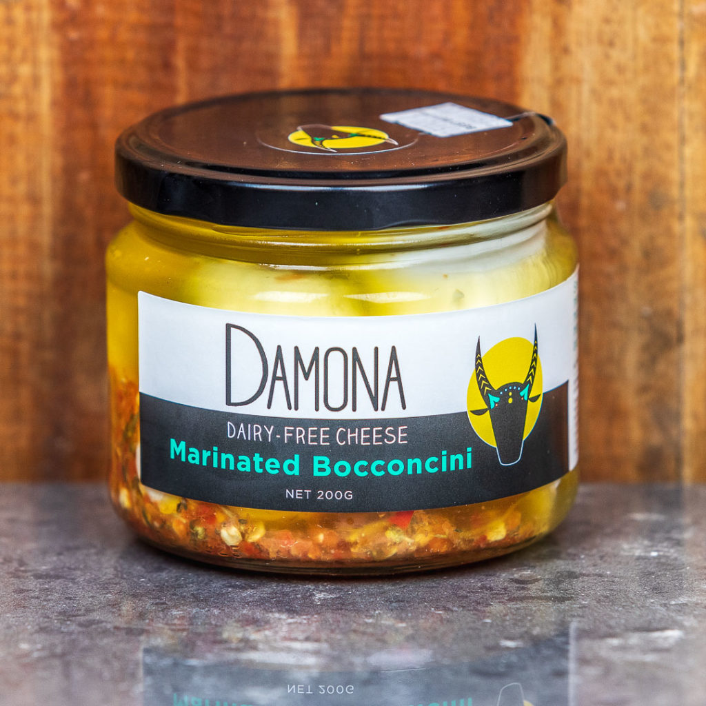 DAMONA Dairy Free Cheese – Bocconcini Marinated 250g – The Green Pantry