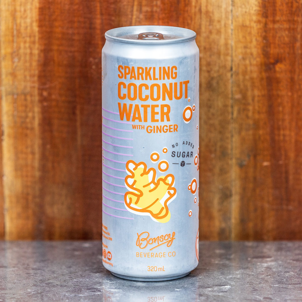 BONSOY Coconut Water Ginger 320ml Can – The Green Pantry