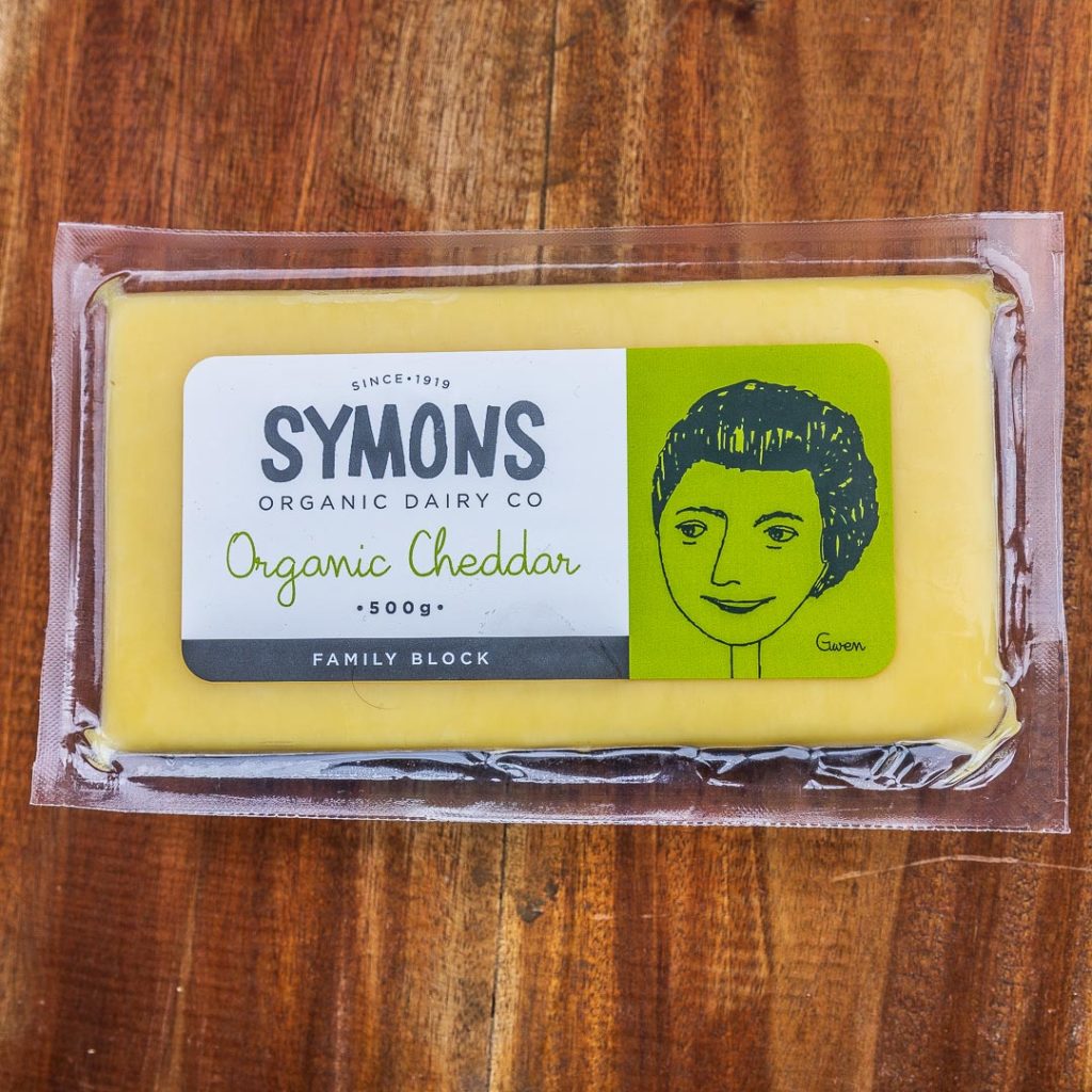 SYMONS ORGANIC DAIRY Cheddar Cheese 500g CHILLER – The Green Pantry