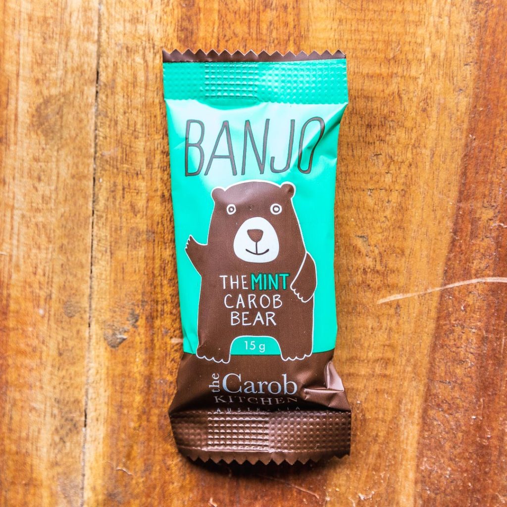 THE CAROB KITCHEN Banjo The Carob Bear Mint 15g CHILLER – The Green Pantry